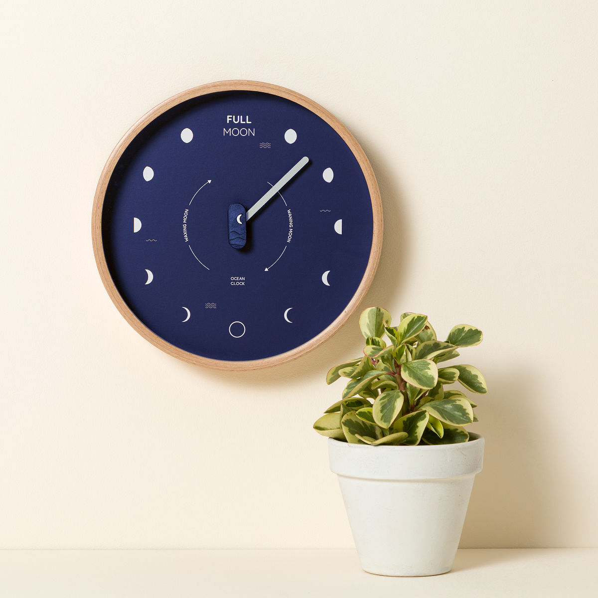 Uncommon Goods | Monthly Moon Phase Clock | Lunar clock