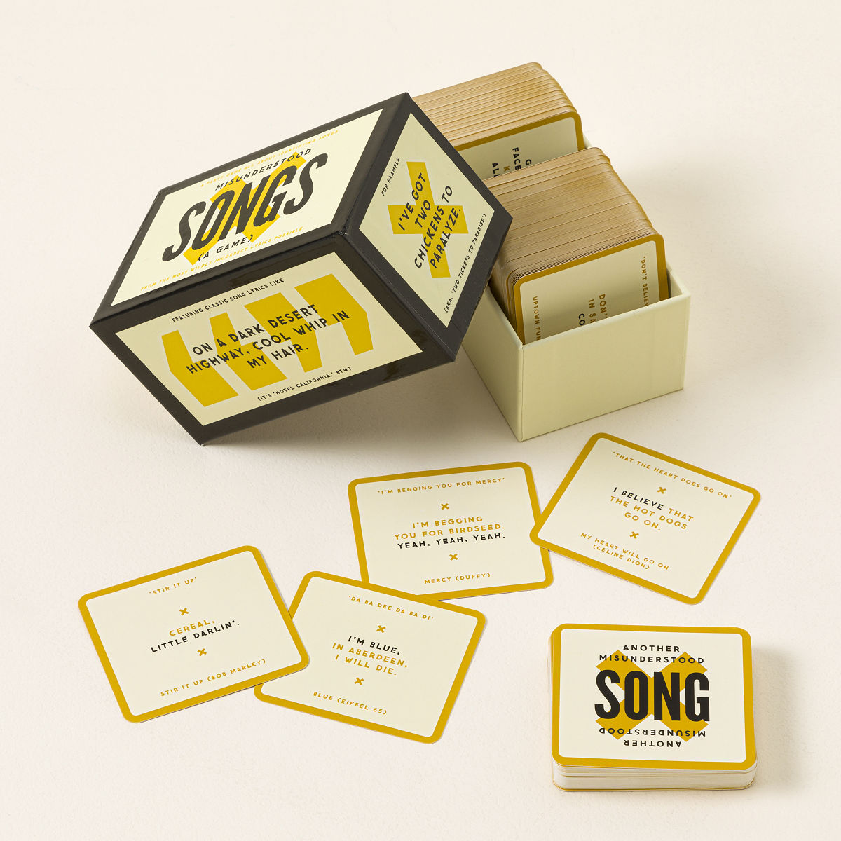 Uncommon Goods | Misunderstood Songs Game | Lyrics game