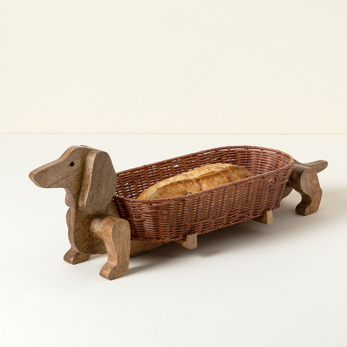Uncommon Goods | Dachshund Storage Basket | Dachshund