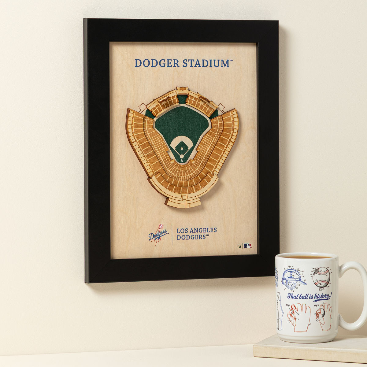Uncommon Goods | MLB Wall Sculpture Stadium Art | MLB stadium art