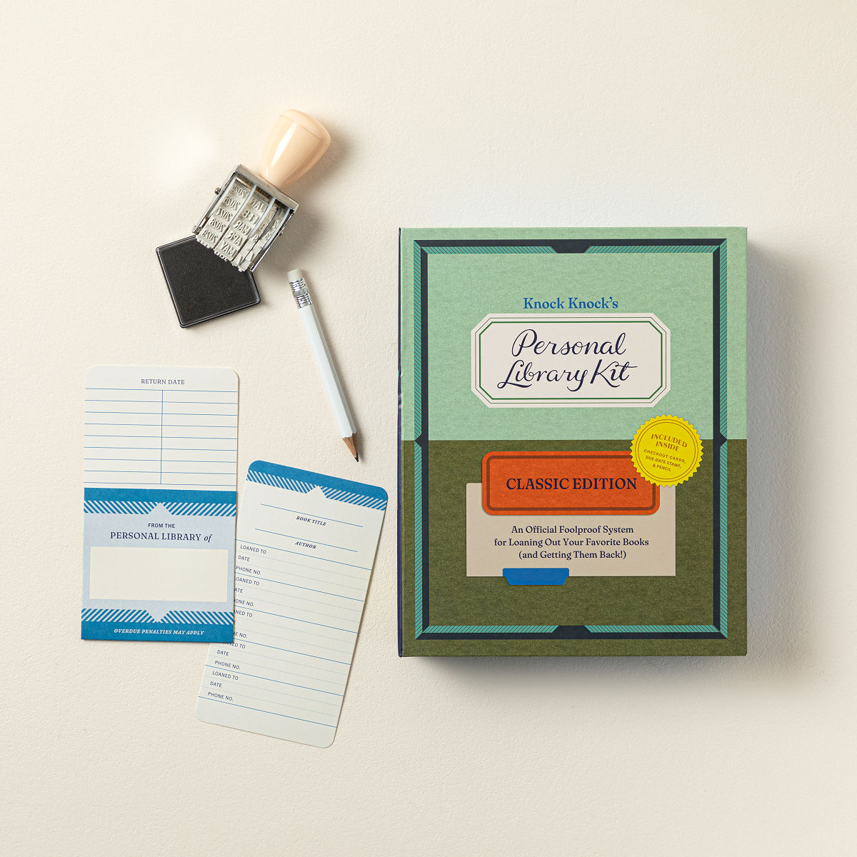 Uncommon Goods | Personal Book Lending Library Kit | Personal Library