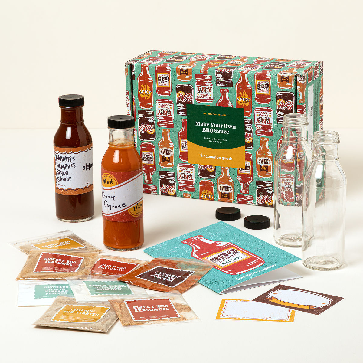 Uncommon Goods | Make Your Own BBQ Sauce Kit | BBQ sauce kit