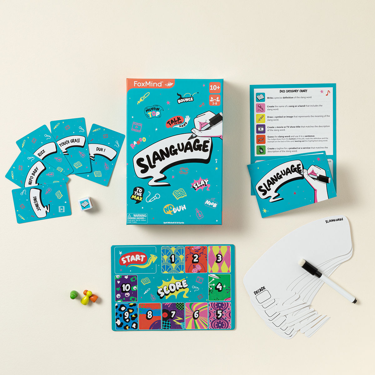 Uncommon Goods | Guess the Decade Slang Game | slang party game