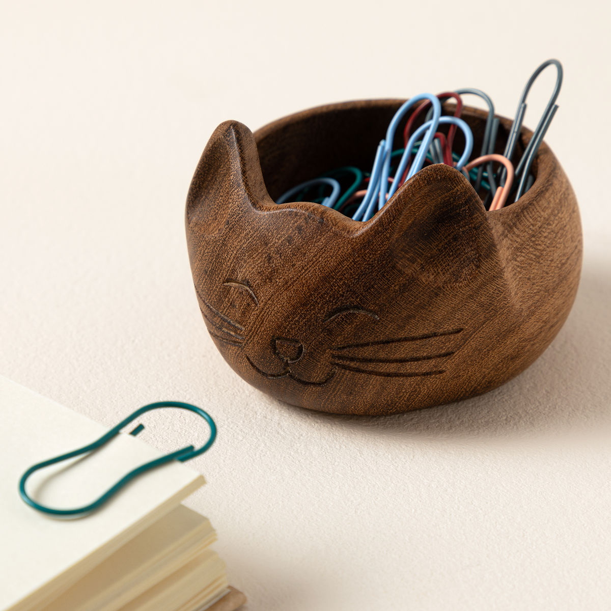 Uncommon Goods | Cozy Cat Pinch Pot | cat pinch bowl