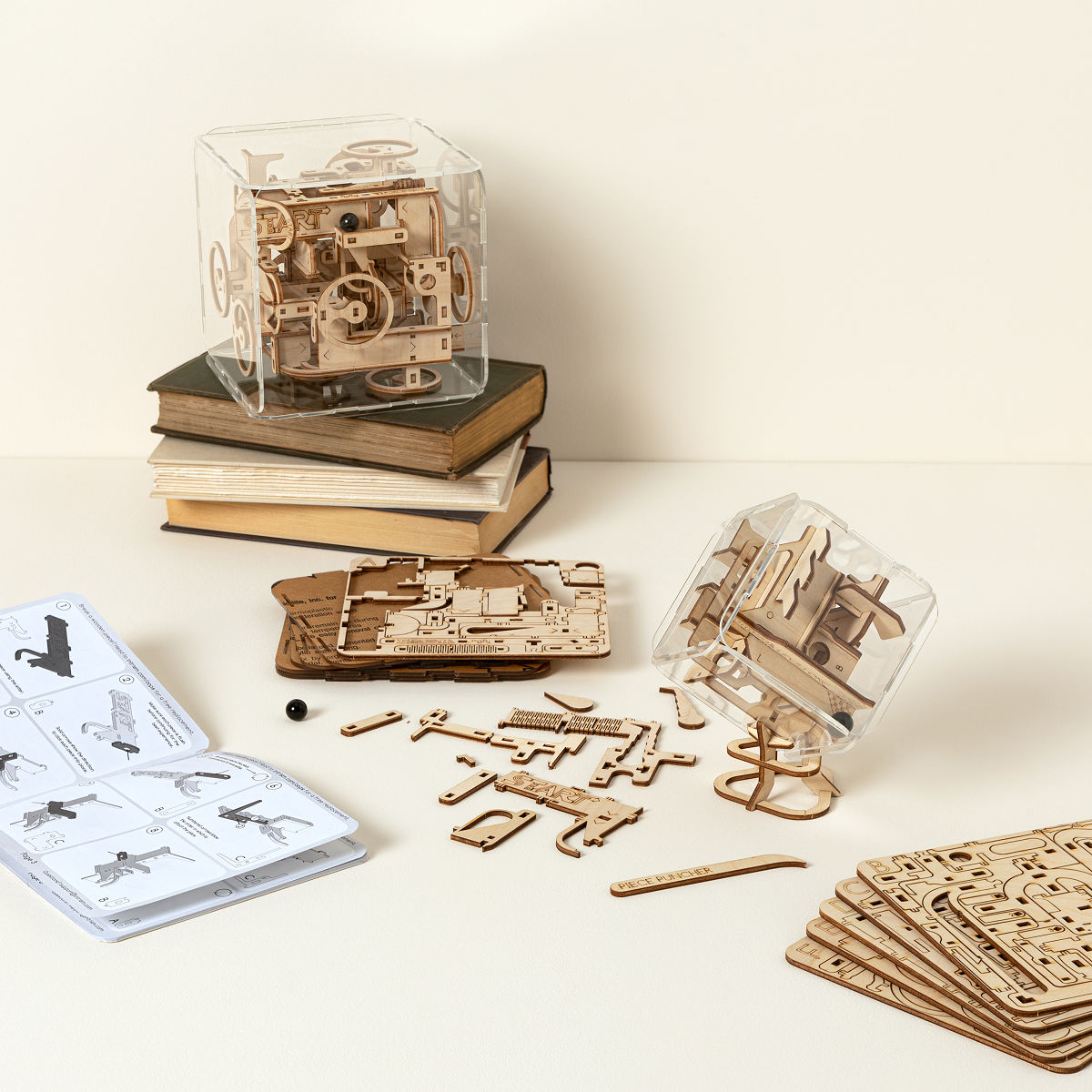 Uncommon Goods | Kids Build Your Own 3D Marble Run Puzzle Cube — DIY ...
