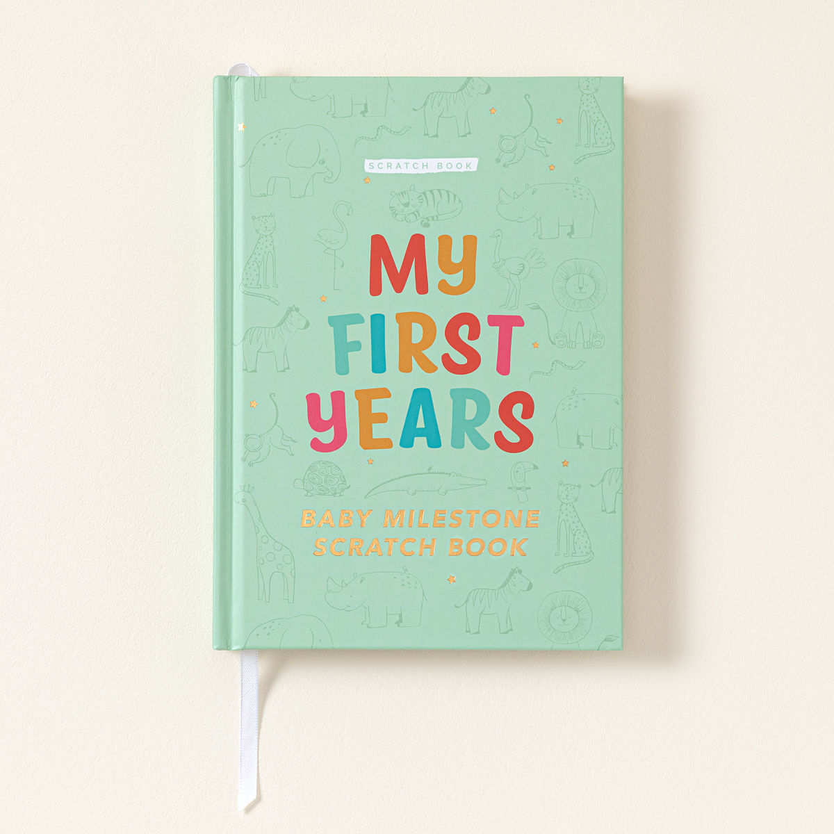 Uncommon Goods | 100 Baby Milestones Scratch Off Book | baby book