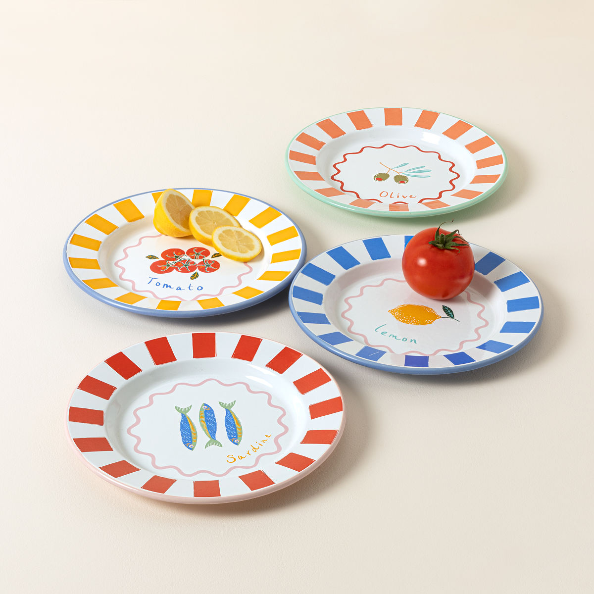 Uncommon Goods | Enamel Picnic Plate | serving plate
