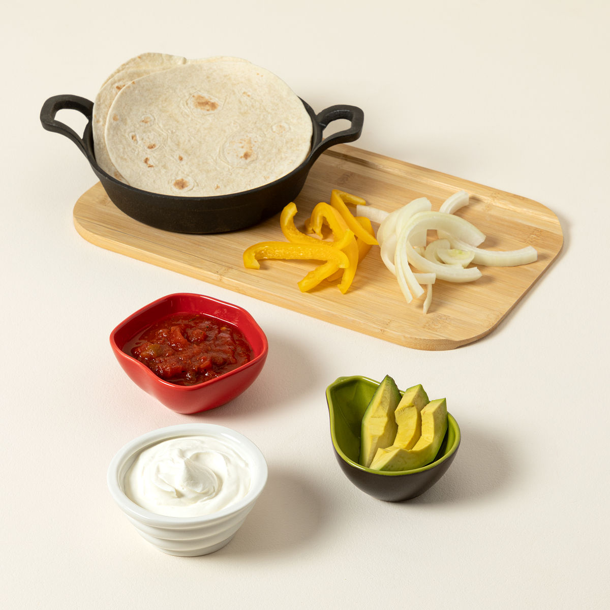 Uncommon Goods | Fajita Serving Set | fajita set