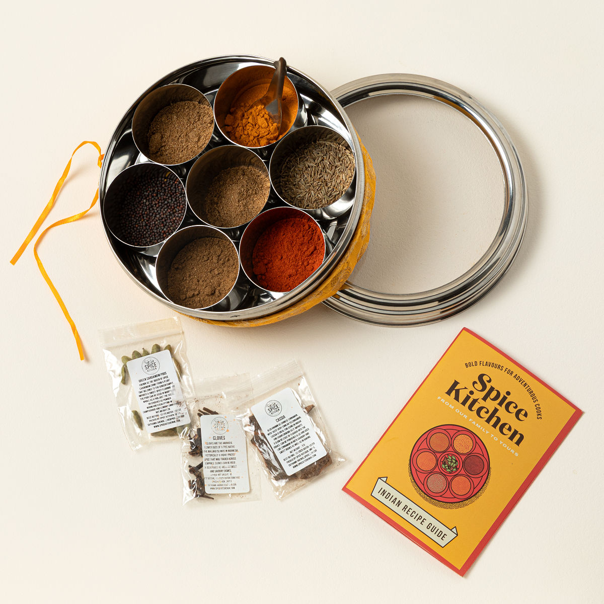 Uncommon Goods | Indian Spice Tin Gift Set | Indian spices