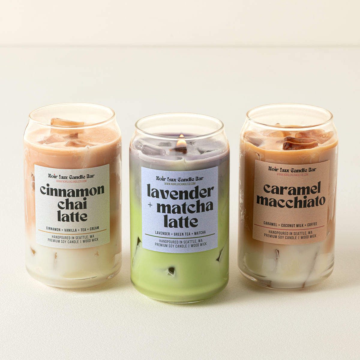 Uncommon Goods | Iced Latte Candles | coffee candles