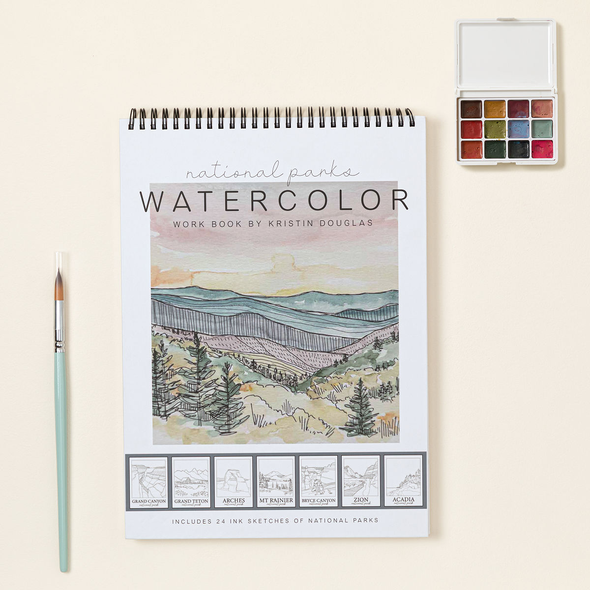 Uncommon Goods | Paint The National Parks Watercolor Painting Set ...