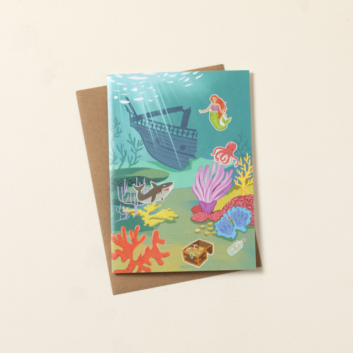 Uncommon Goods | Sticker Scenes Playable Greeting Cards -3 Pack | Gifts