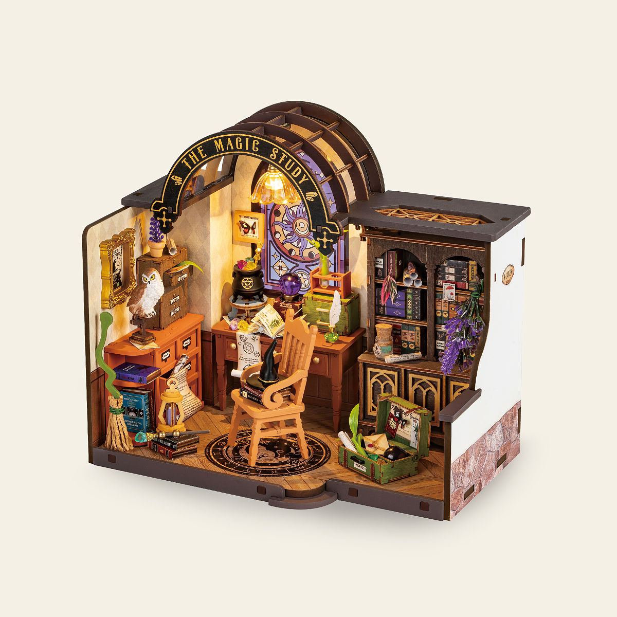 Uncommon Goods | The Magic Study DIY Kit | 3D puzzle kit