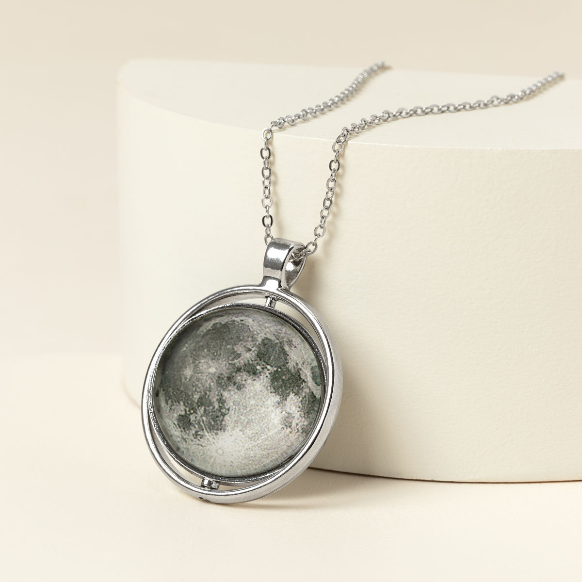 Uncommon Goods | Full Moon Fidget Necklace — Space Lover Gift