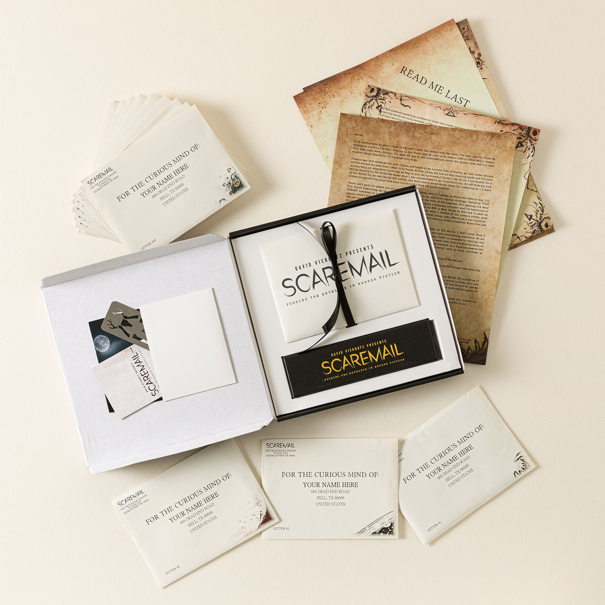 Uncommon Goods | Scare Mail: 24 Letter Horror Subscription | horror ...