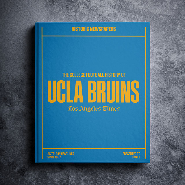 Personalized College Football History Books