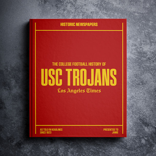 Personalized College Football History Books