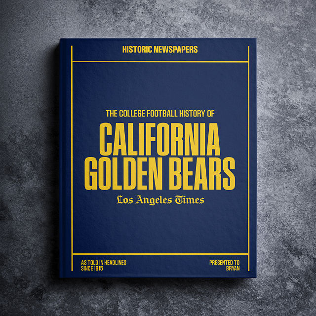 Personalized College Football History Books