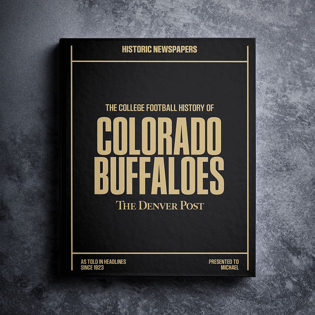 Personalized College Football History Books