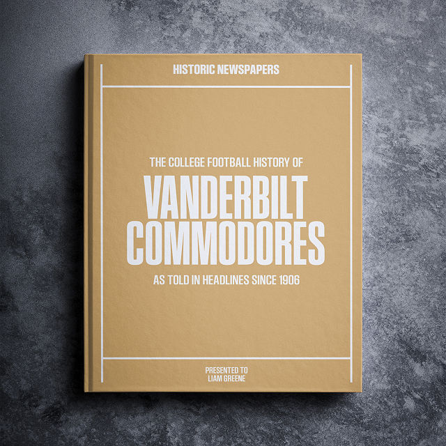 Personalized College Football History Books