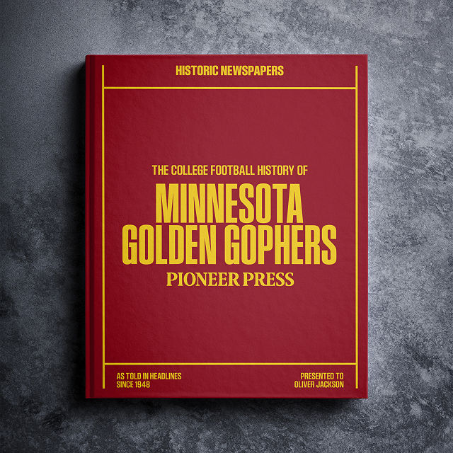 Personalized College Football History Books