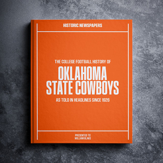 Personalized College Football History Books