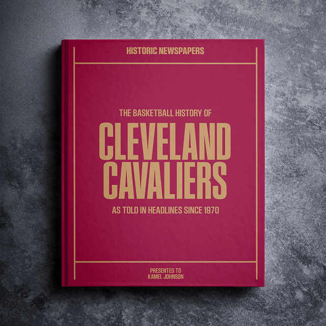 Personalized NBA Basketball History Books