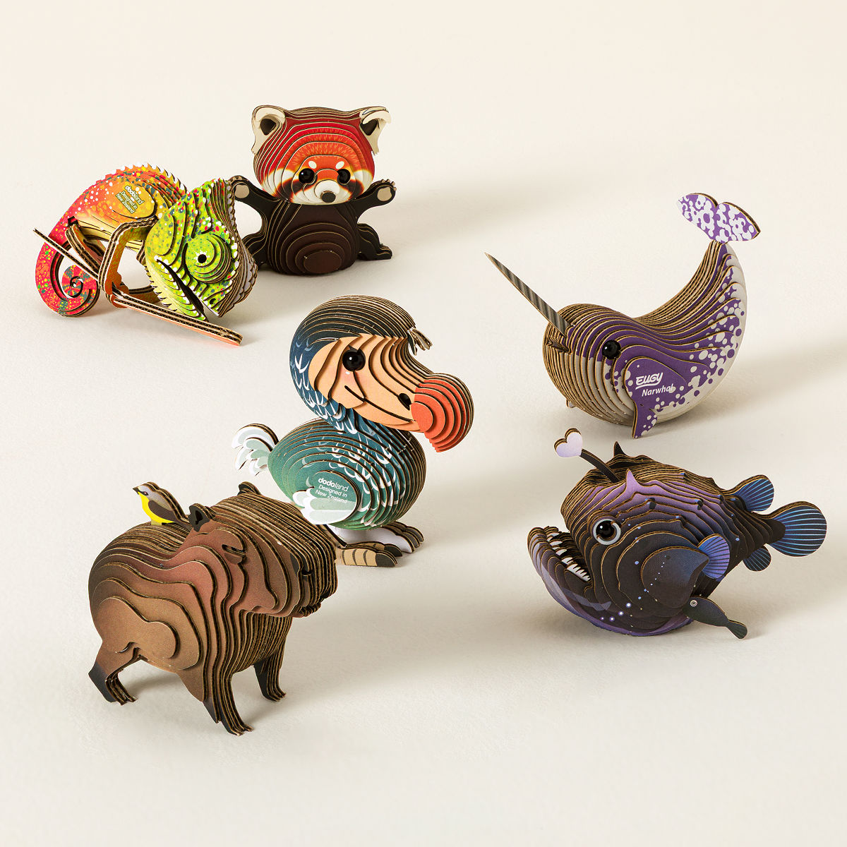 Uncommon Goods | Mini Weird & Wild Animal Build Kit | animal crafts