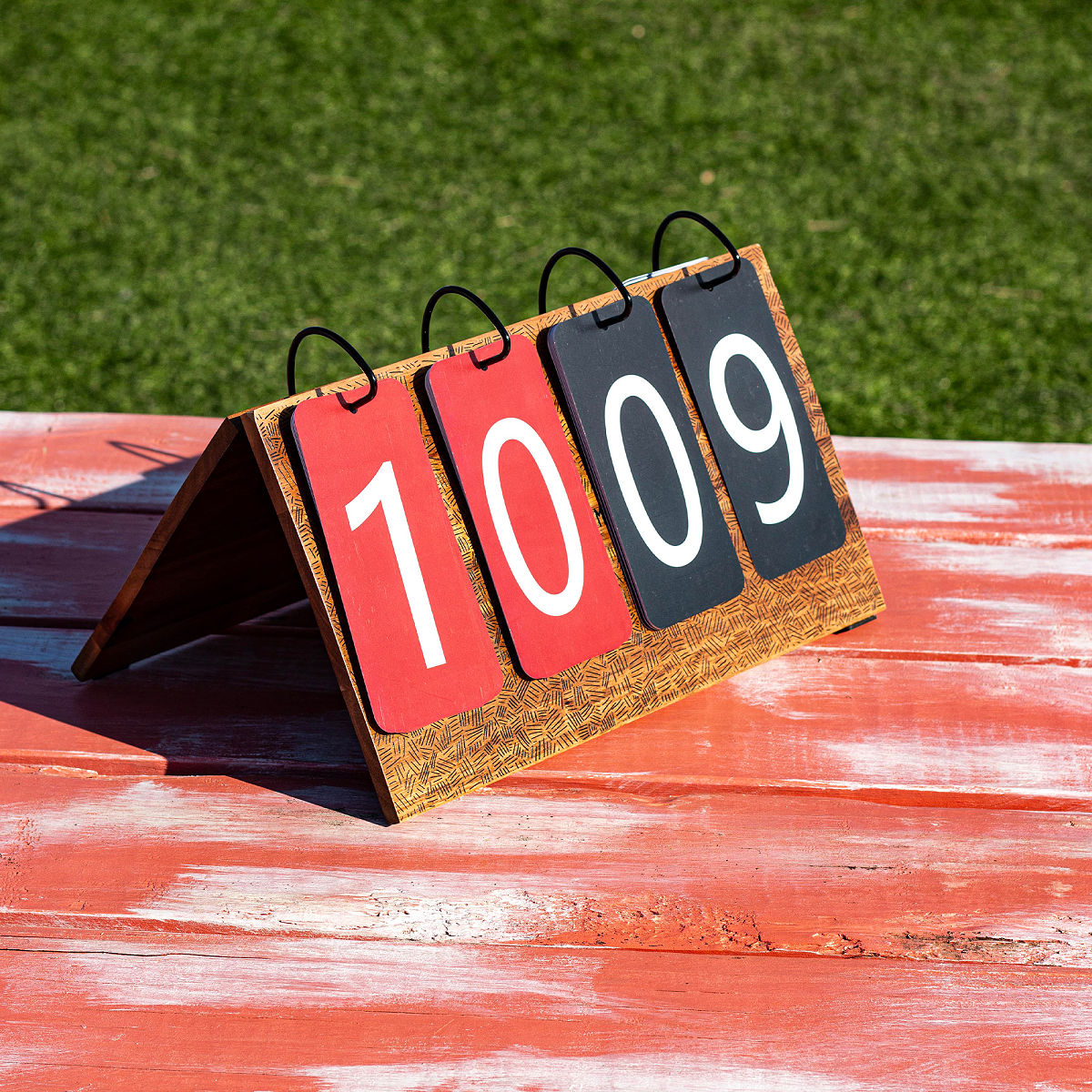 Uncommon Goods | Portable Outdoor Games Scoreboard | scoreboard
