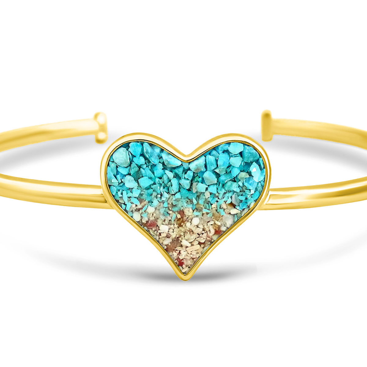 Uncommon Goods | Sentimental Sand Custom Cuff Bracelet | sand cuff bracelet