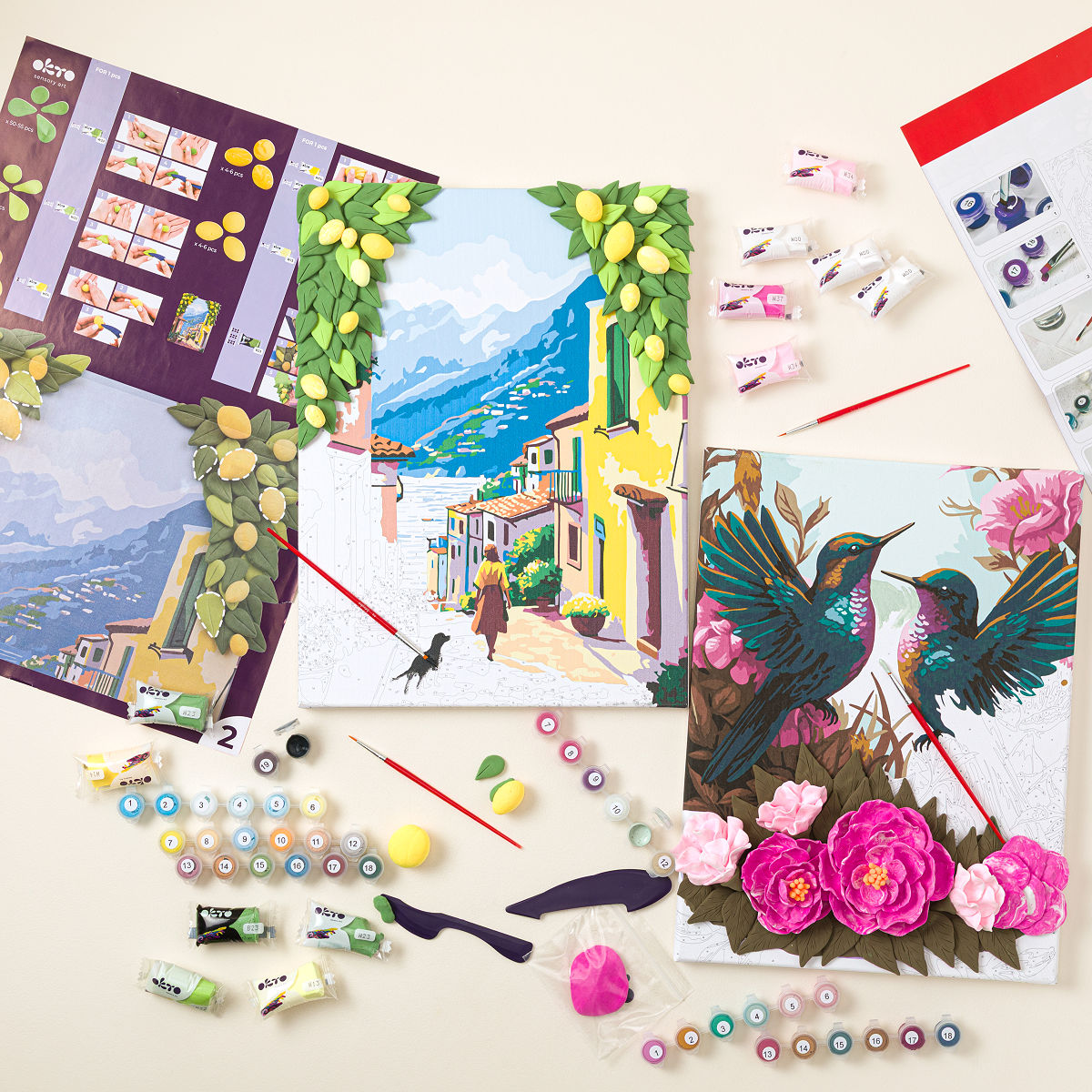 Uncommon Goods | Sensory Sculpting & Paint by Number Craft | paint and clay