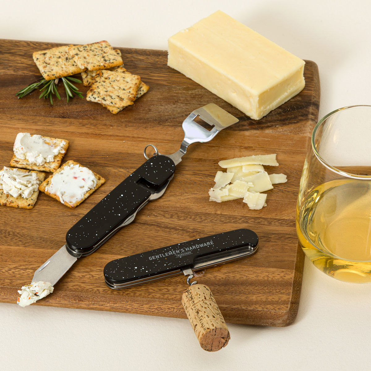 Uncommon Goods | Cheese & Wine Multi-Tool | cheese and wine tools