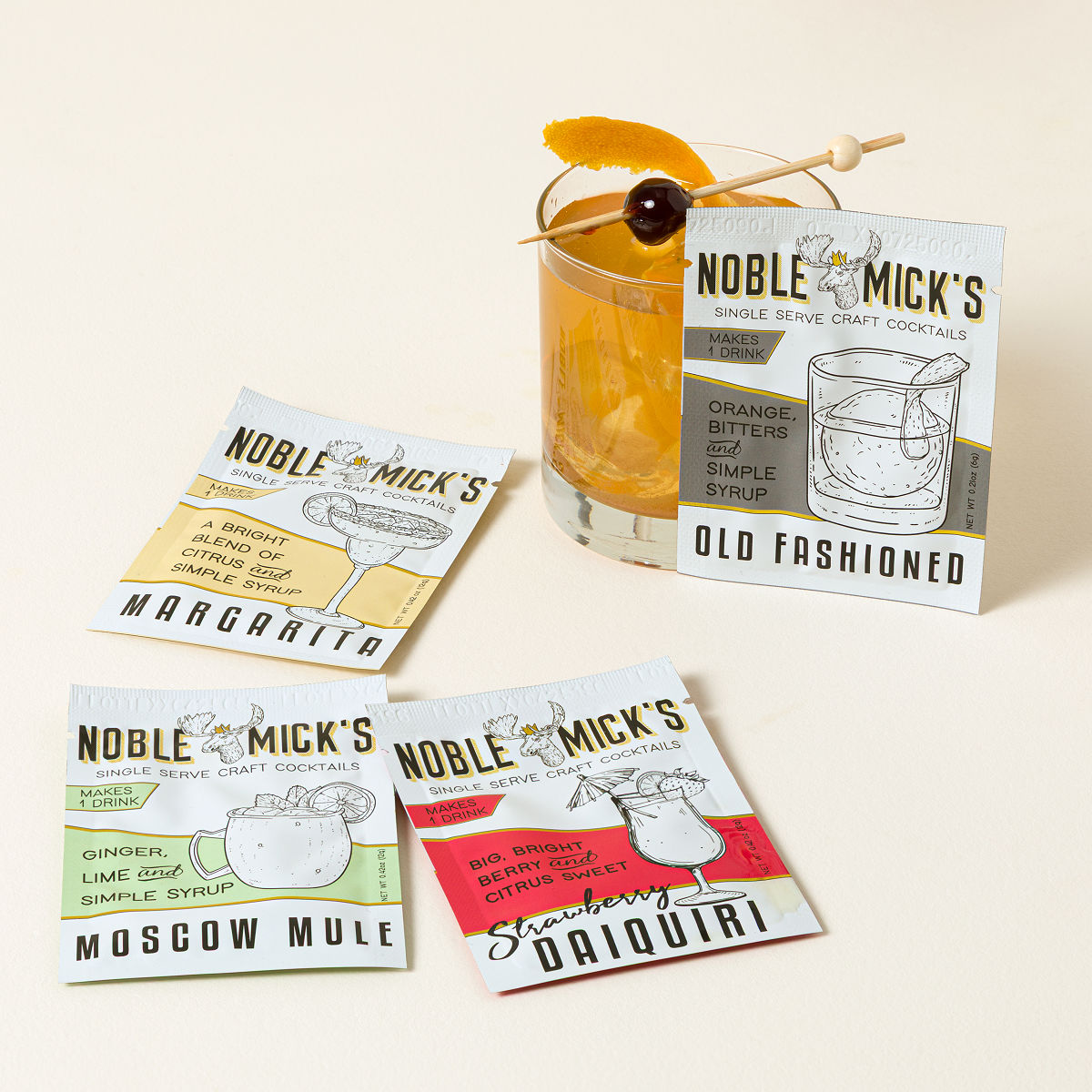 Uncommon Goods | On-the-Go Instant Cocktail Set | instant cocktail mix