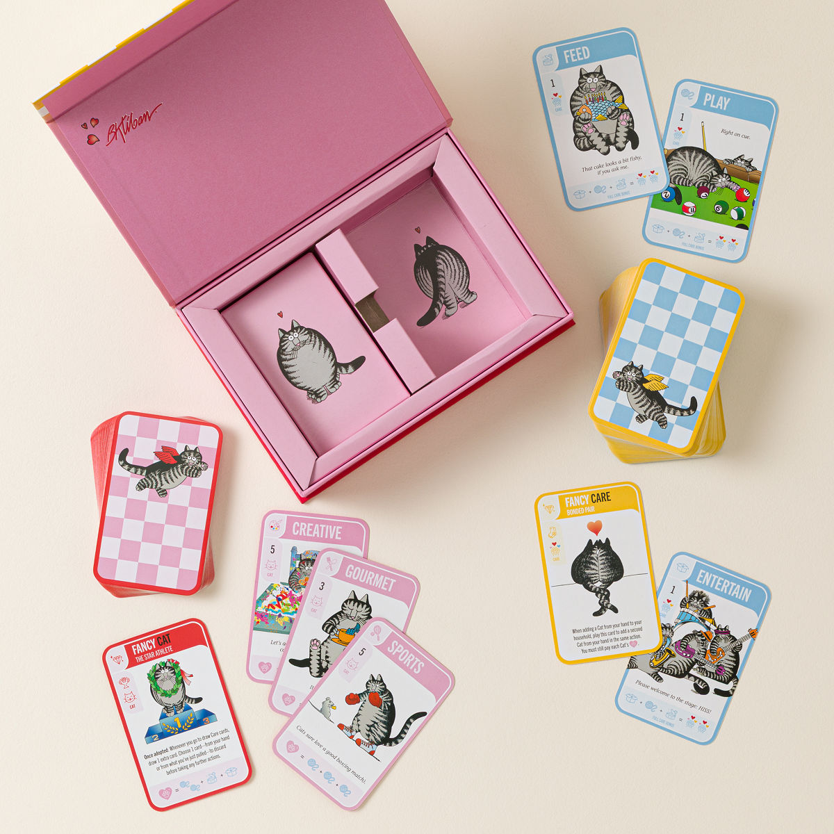 Uncommon Goods | Cat Care: A Feline Befriending Game | cat card game