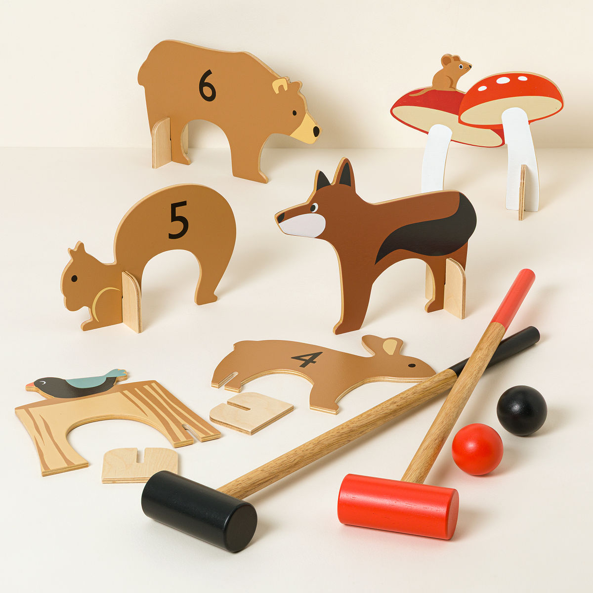 Uncommon Goods | Woodland Wander Indoor Outdoor Croquet | croquet set ...