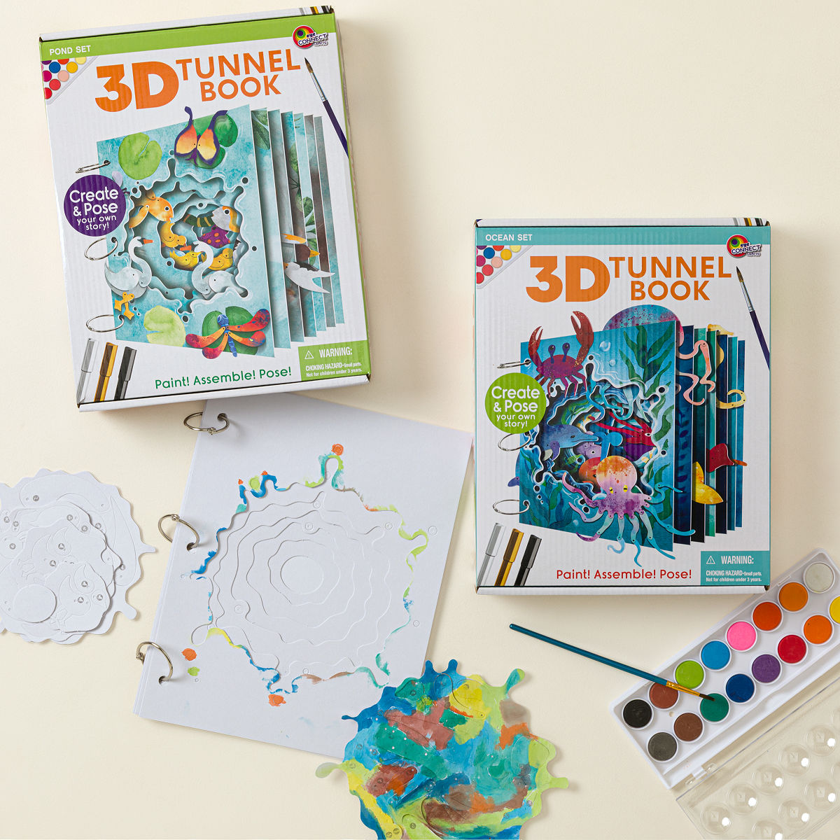 Uncommon Goods | Create Your Own 3D Tunnel Book Kit | 3D pop-up book