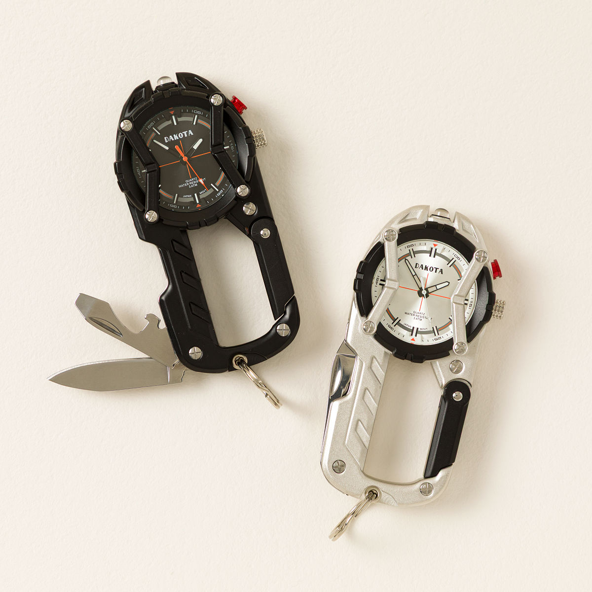 Uncommon Goods | 3-in-1 Knife Clip Watch | trail watch