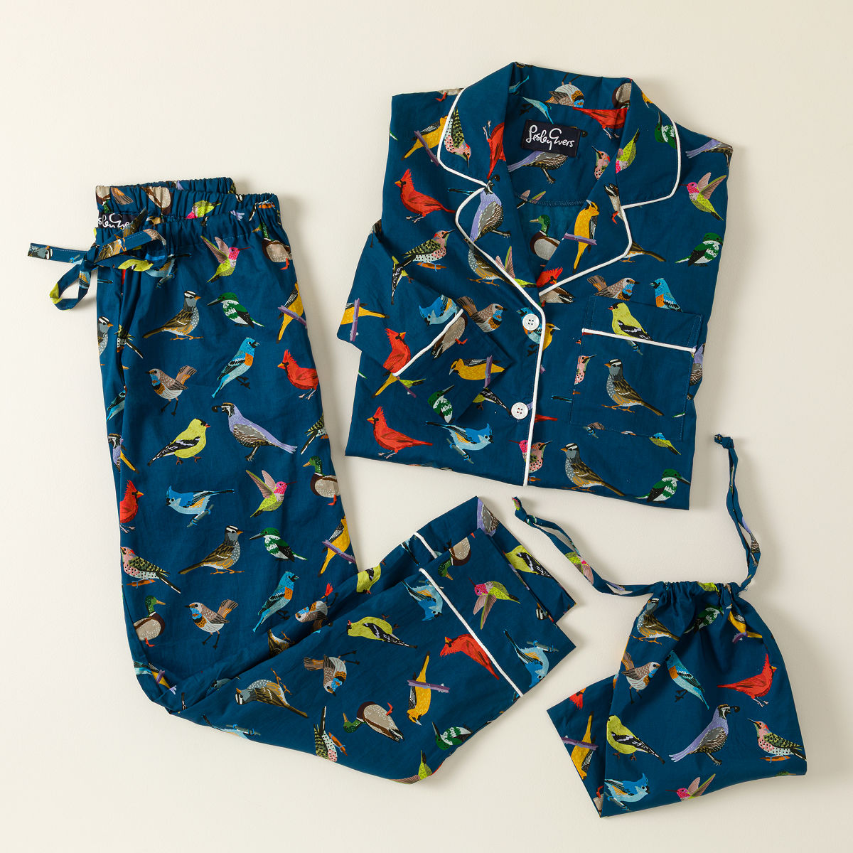 Uncommon Goods | Early Bird Pajama Gift Set | bird pajamas