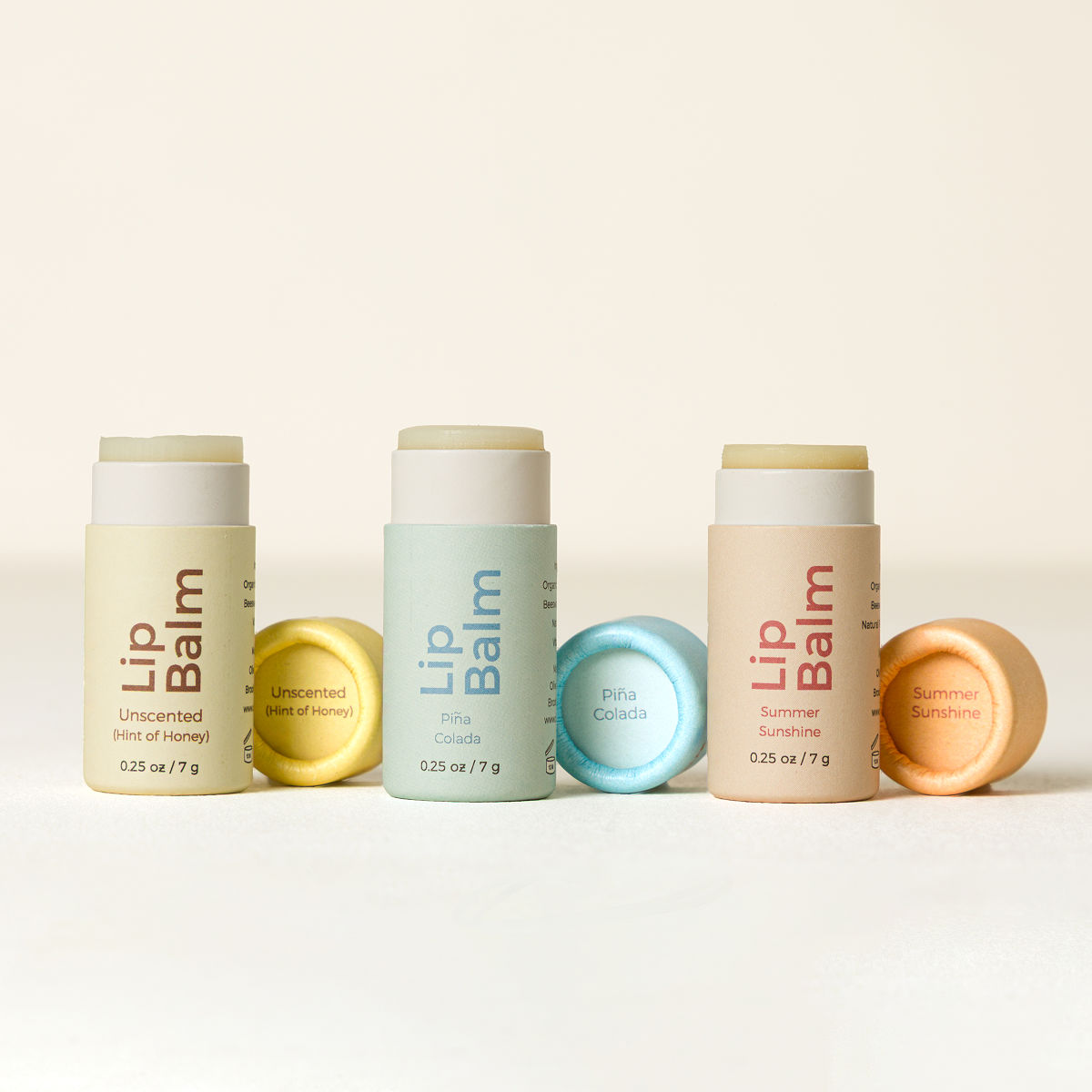 Uncommon Goods | Vacation State of Mind Lip Balm Trio | handmade lip balm