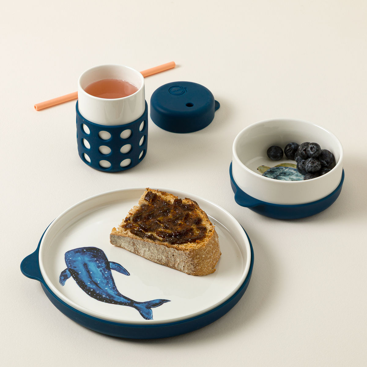 Uncommon Goods | Sea, Eat, and Store Ceramic Dinnerware Set — Ocean ...