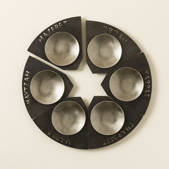 Uncommon Goods | English - Flame-Cut Modular Seder Plate | handcrafted ...