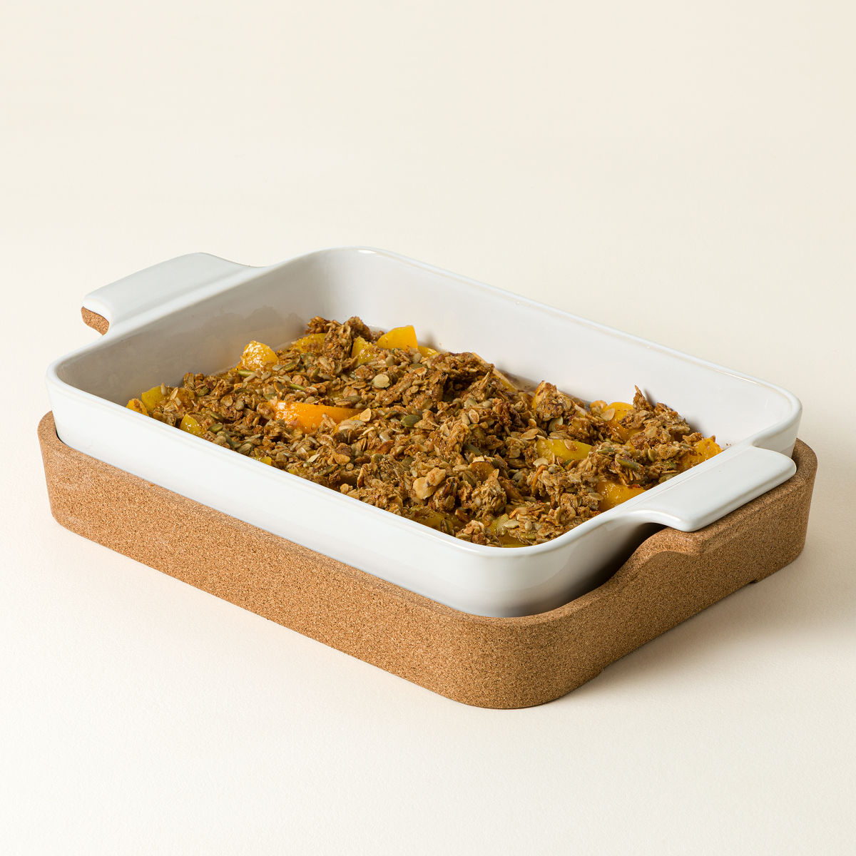 Uncommon Goods | Oven-to-Table Ceramic & Cork Baker | oven to table ...
